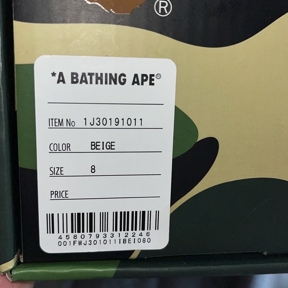 Bape | Shoes | Mens Authentic Bapestas | Poshmark